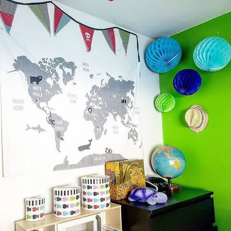 Tapis carte du monde – Louise & Basile